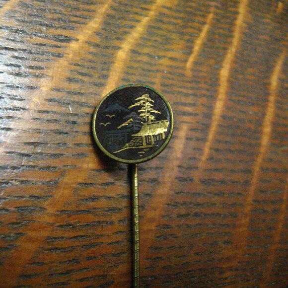 Art Deco | Accessories | Art Deco Vintage 93s Oriental Asian Stick Pin ...